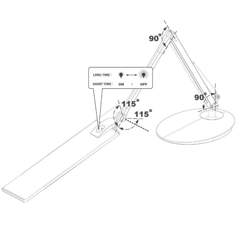 Atom Desk Light | Ergonomic Solutions